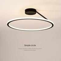 China Luster Light Fixtures Bedroom Study Room Modern Simple Circle Led Ceiling Lamp(WH-MA-346) for sale