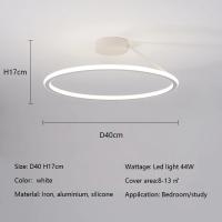 China Luster Light Fixtures Bedroom Study Room Modern Simple Circle Led Ceiling Lamp(WH-MA-346) for sale