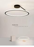 China Luster Light Fixtures Bedroom Study Room Modern Simple Circle Led Ceiling Lamp(WH-MA-346) for sale