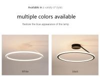 China Luster Light Fixtures Bedroom Study Room Modern Simple Circle Led Ceiling Lamp(WH-MA-346) for sale