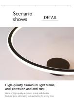 China Luster Light Fixtures Bedroom Study Room Modern Simple Circle Led Ceiling Lamp(WH-MA-346) for sale
