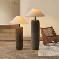 China Lounge Standing Light Living Room Sofa Decoration Japanese Antique Pottery Floor Lamp(WH-VFL-20) for sale