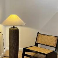China Lounge Standing Light Living Room Sofa Decoration Japanese Antique Pottery Floor Lamp(WH-VFL-20) for sale