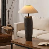 China Lounge Standing Light Living Room Sofa Decoration Japanese Antique Pottery Floor Lamp(WH-VFL-20) for sale