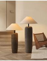 China Lounge Standing Light Living Room Sofa Decoration Japanese Antique Pottery Floor Lamp(WH-VFL-20) for sale