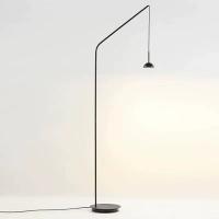 China Hotel Standing Lamp Parlor Bedroom Minimalist Black Metal Estiluz Cupolina Floor Lamp(WH-VFL-22) for sale
