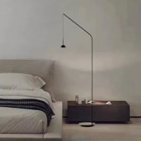 China Hotel Standing Lamp Parlor Bedroom Minimalist Black Metal Estiluz Cupolina Floor Lamp(WH-VFL-22) for sale