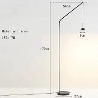 China Hotel Standing Lamp Parlor Bedroom Minimalist Black Metal Estiluz Cupolina Floor Lamp(WH-VFL-22) for sale