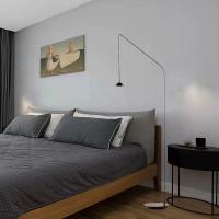 China Hotel Standing Lamp Parlor Bedroom Minimalist Black Metal Estiluz Cupolina Floor Lamp(WH-VFL-22) for sale