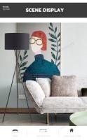 China living room standing lamp bedroom designer fashion simple Nordic floor lamp(WH-VFL-24) for sale