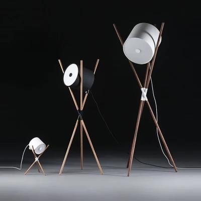 China living room floor lamp bedroom creative simple Walnut lamp Shift Floor Lamp(WH-VFL-25) for sale