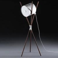 China living room floor lamp bedroom creative simple Walnut lamp Shift Floor Lamp(WH-VFL-25) for sale