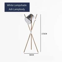 China living room floor lamp bedroom creative simple Walnut lamp Shift Floor Lamp(WH-VFL-25) for sale