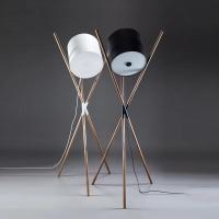 China living room floor lamp bedroom creative simple Walnut lamp Shift Floor Lamp(WH-VFL-25) for sale