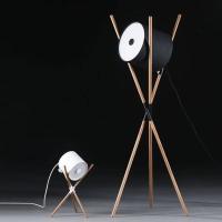 China living room floor lamp bedroom creative simple Walnut lamp Shift Floor Lamp(WH-VFL-25) for sale