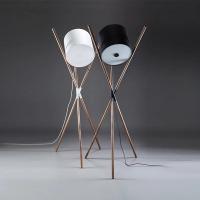 China living room floor lamp bedroom creative simple Walnut lamp Shift Floor Lamp(WH-VFL-25) for sale