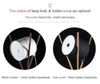 China living room floor lamp bedroom creative simple Walnut lamp Shift Floor Lamp(WH-VFL-25) for sale