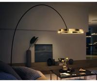 China Home Decor Light Fixture Living Room Coffee Tables Ring Design LED Mito Largo Floor Lamp(WH-VFL-29) for sale
