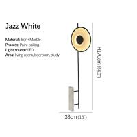 China Dining Room Stand Lamp Office Bedside TV Side Floor Light Design Marble Floor Lamp(WH-VFL-32) for sale