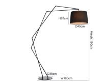 China Decor Indoor Lighting Living Room Bedroom Home Fabric Lampshade Fishing Floor Lamp(WH-VFL-38) for sale