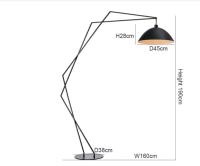 China Decor Indoor Lighting Living Room Bedroom Home Fabric Lampshade Fishing Floor Lamp(WH-VFL-38) for sale