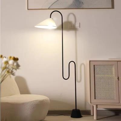 China Reading Light Living Room Corner Home Decor unique fabric lampshade Roattino Floor Lamp(WH-VFL-42) for sale