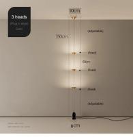 China Bedroom Bedside Lighting Hotel Background TV Wall Desigh Minimalist Cone Floor Lamp (WH-MFL-177) for sale