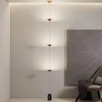 China Bedroom Bedside Lighting Hotel Background TV Wall Desigh Minimalist Cone Floor Lamp (WH-MFL-177) for sale