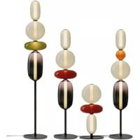 China Indoor Lighting Bedroom Living Room Designer Colorful Glass Light Candy Floor Lamp(WH-MFL-180) for sale
