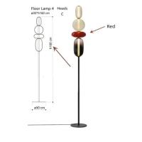China Indoor Lighting Bedroom Living Room Designer Colorful Glass Light Candy Floor Lamp(WH-MFL-180) for sale