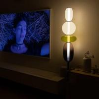 China Indoor Lighting Bedroom Living Room Designer Colorful Glass Light Candy Floor Lamp(WH-MFL-180) for sale