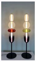 China Indoor Lighting Bedroom Living Room Designer Colorful Glass Light Candy Floor Lamp(WH-MFL-180) for sale