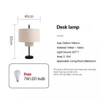 China Home Decor Lighting Fixtures Living Room Sofa Lamp Led Retro Fabric Floor Lamp(WH-MFL-181) for sale