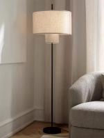 China Home Decor Lighting Fixtures Living Room Sofa Lamp Led Retro Fabric Floor Lamp(WH-MFL-181) for sale