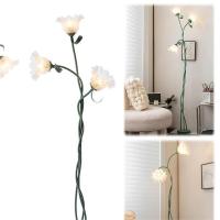 China Rural Floor Lamp Home Bedroom Bedside Lamp Warm Romantic Flower Modern Lily Floor Lamp(WH-MFL-182) for sale