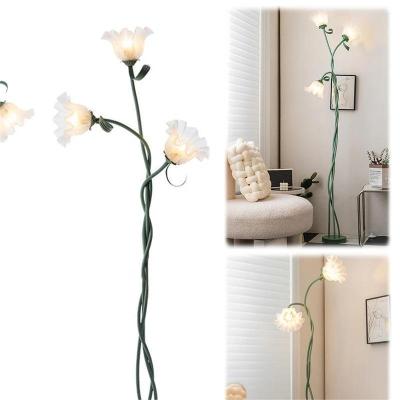 China Rural Floor Lamp Home Bedroom Bedside Lamp Warm Romantic Flower Modern Lily Floor Lamp(WH-MFL-182) for sale