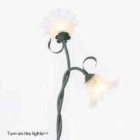China Rural Floor Lamp Home Bedroom Bedside Lamp Warm Romantic Flower Modern Lily Floor Lamp(WH-MFL-182) for sale