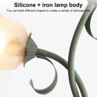 China Rural Floor Lamp Home Bedroom Bedside Lamp Warm Romantic Flower Modern Lily Floor Lamp(WH-MFL-182) for sale