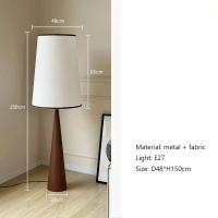 China Bedroom Bedside Light Home Decoration Fabric Lamp Shade E27 Led Wabi Sabi Floor Lamps(WH-MFL-184) for sale
