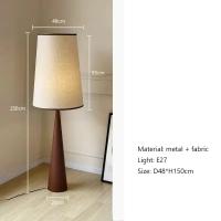 China Bedroom Bedside Light Home Decoration Fabric Lamp Shade E27 Led Wabi Sabi Floor Lamps(WH-MFL-184) for sale