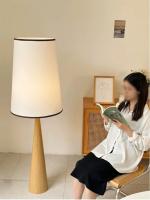 China Bedroom Bedside Light Home Decoration Fabric Lamp Shade E27 Led Wabi Sabi Floor Lamps(WH-MFL-184) for sale