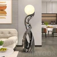 China Atmosphere Lamp Living Room Sofa Bedroom Decorative High-End Luxury Art Floor Lamp(WH-MFL-185) for sale