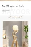 China Atmosphere Lamp Living Room Sofa Bedroom Decorative High-End Luxury Art Floor Lamp(WH-MFL-185) for sale