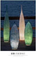 China Living room floor lamp Bedroom Creative Art Vase Floor Lamp LED Designer Colorful Tank Floor Lamp(WH-MFL-187) for sale