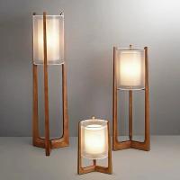 China bedside floor lamp living room bedroom Solid wood lamp Japanese style Quinn Lantern Floor Lamp(WH-MFL-188) for sale