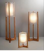 China bedside floor lamp living room bedroom Solid wood lamp Japanese style Quinn Lantern Floor Lamp(WH-MFL-188) for sale