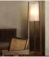 China bedside floor lamp living room bedroom Solid wood lamp Japanese style Quinn Lantern Floor Lamp(WH-MFL-188) for sale