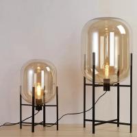 China Standing Lamp Bedroom Study Decoration Home Glass Lamp Nordic E27 Oda Floor lamp(WH-MFL-190) for sale