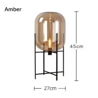 China Standing Lamp Bedroom Study Decoration Home Glass Lamp Nordic E27 Oda Floor lamp(WH-MFL-190) for sale