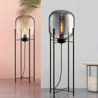 China Standing Lamp Bedroom Study Decoration Home Glass Lamp Nordic E27 Oda Floor lamp(WH-MFL-190) for sale